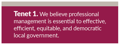 ETHICS MATTER!™ Core Values of Tenets 1 and 2 | icma.org